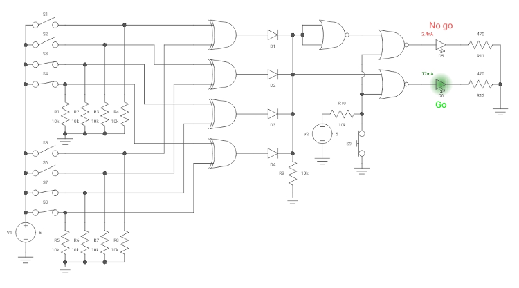 Digital Combination Lock Circuit Diagram Circuit Diagram